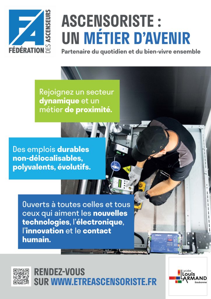 Certificat de Spécialisation - Technicien Ascensoriste - Lycée Louis Armand Eaubonne